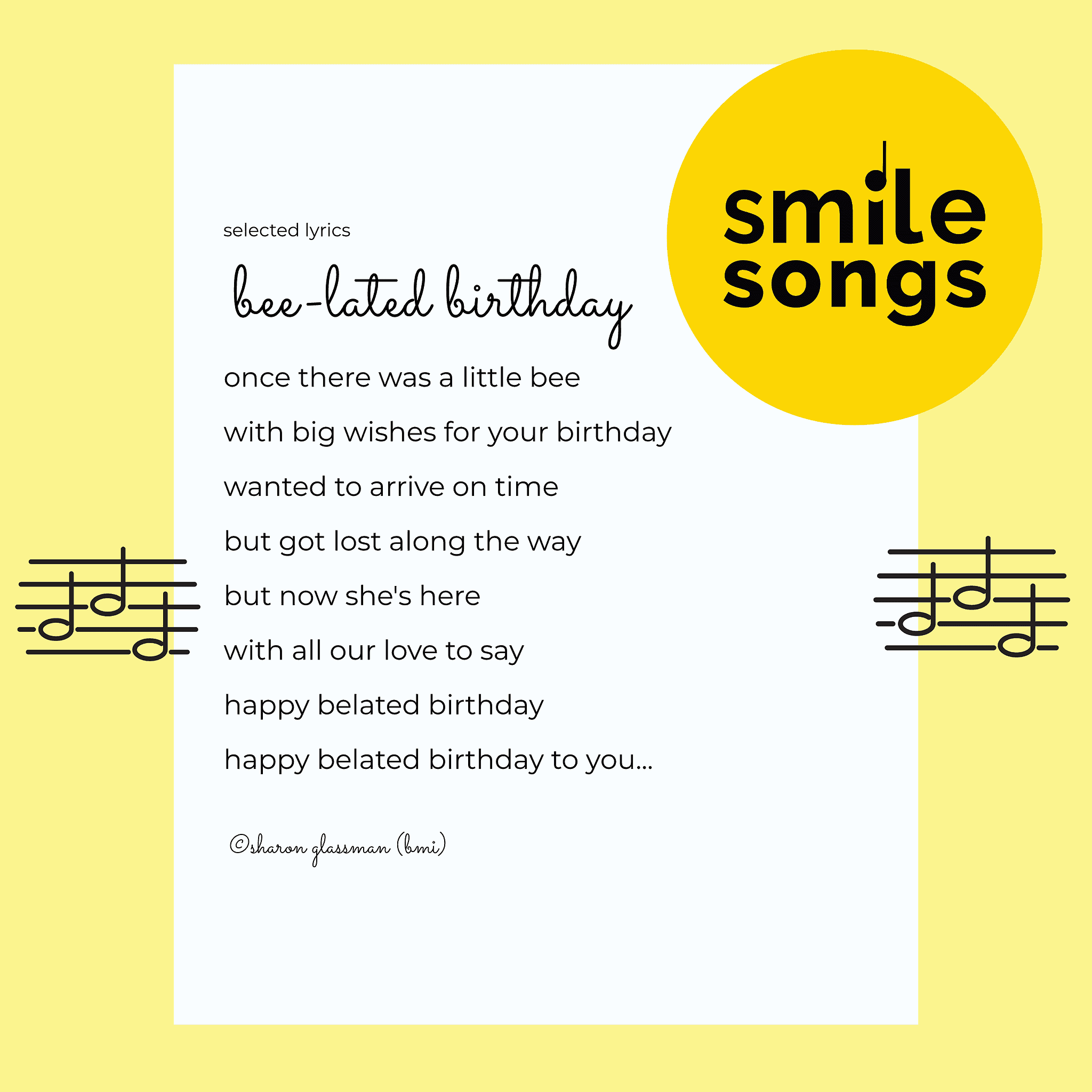 Bee-Lated Birthday – Smile Songs