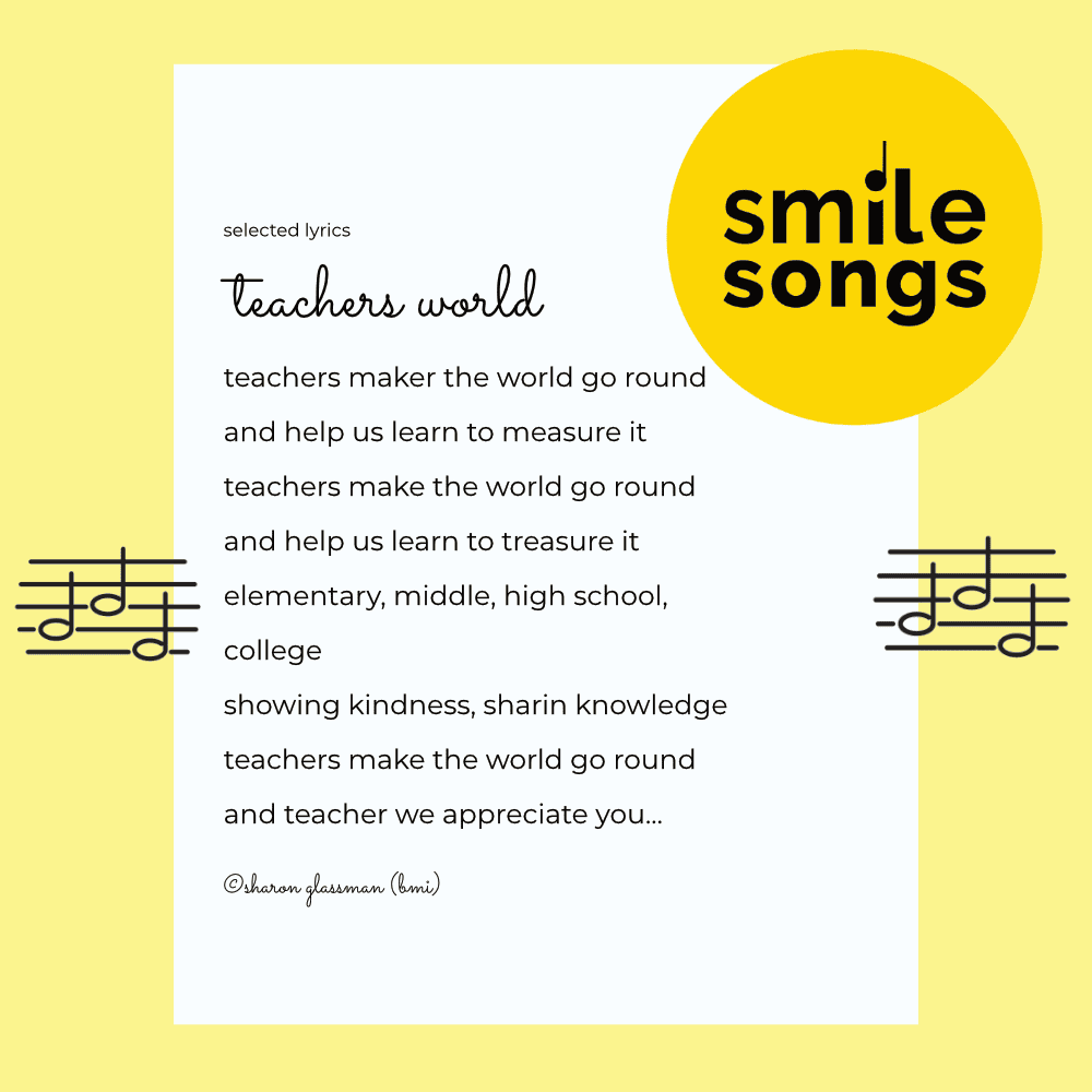 Teacher Appreciation – Smile Songs